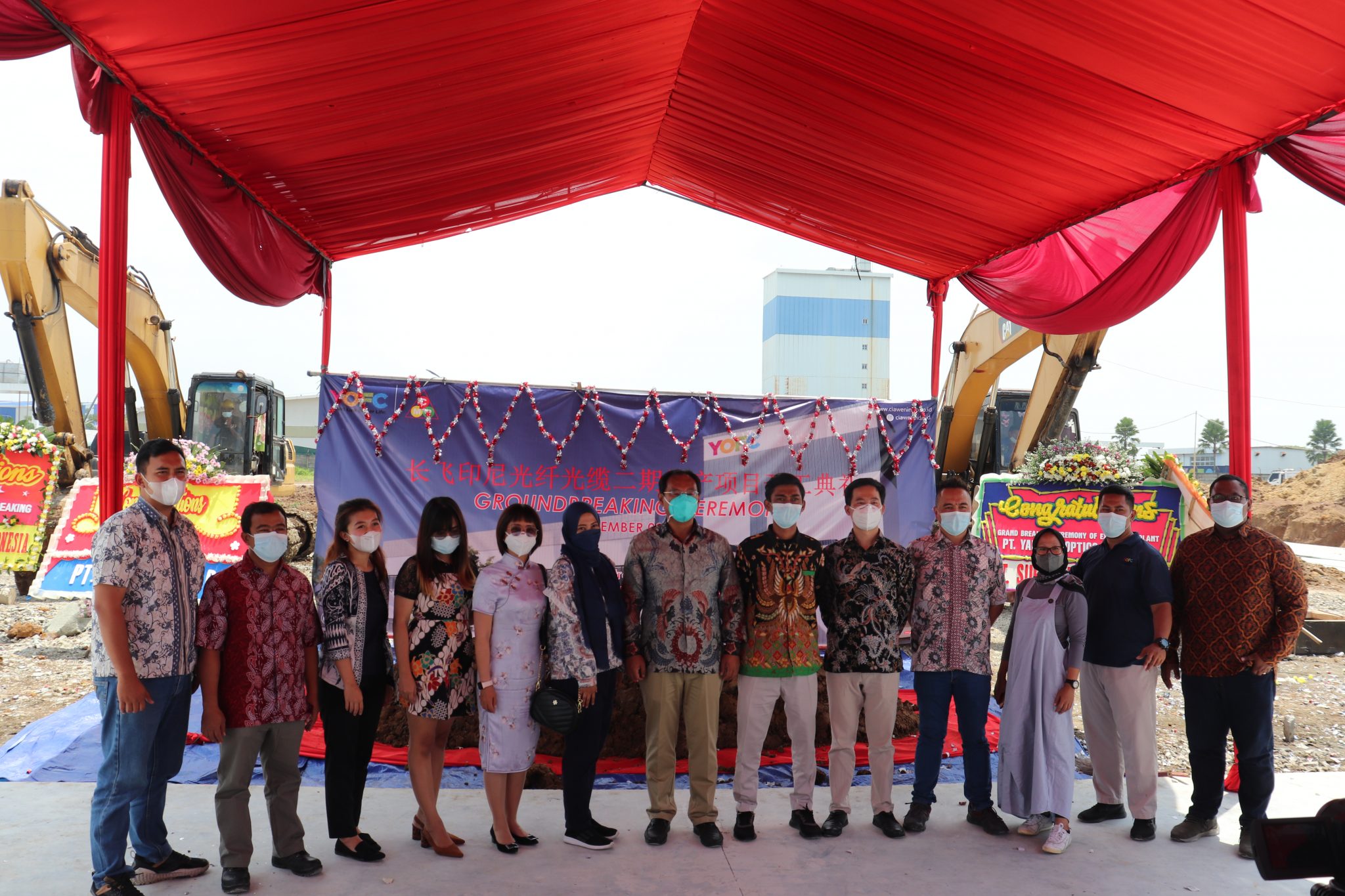» GROUND BREAKING CEREMONY PT. Yangtze Optic Indonesia , kawasan surya ...